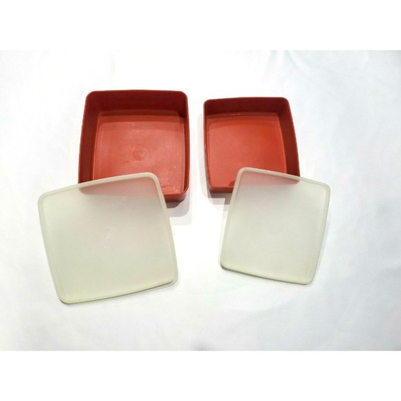 Tupperware | Kitchen | Set Of 2 Vintage Nesting Tupperware Storage ...